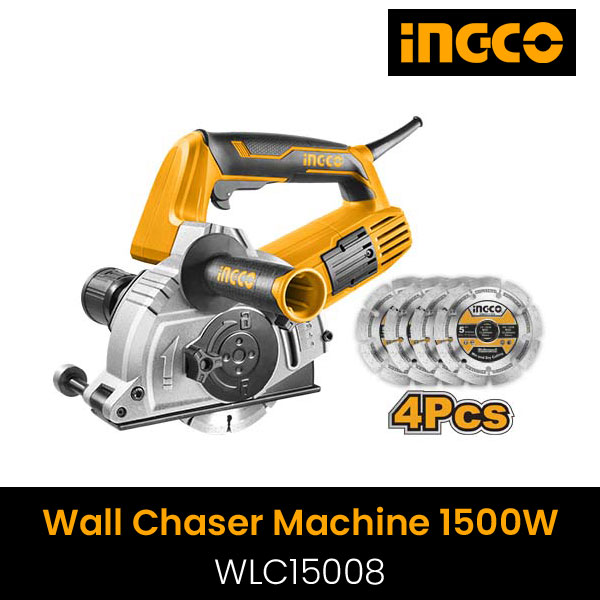 INGCO Wall Cutting Machine WLC15008, 1500W, 5inch Disc Diameter ...